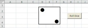 Simulate a Dice Throw in Excel