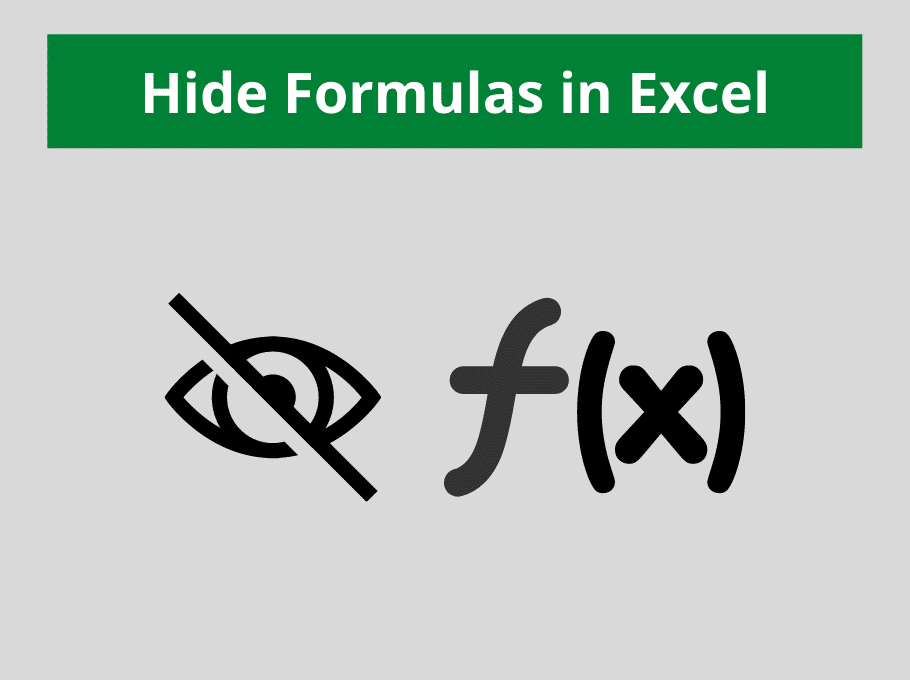 Hide Formulas In Excel Computergaga 0170