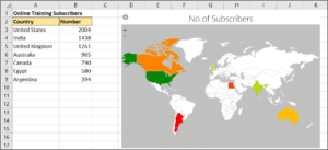 Geographic Heat Map in Excel - Free Add-In | Computergaga