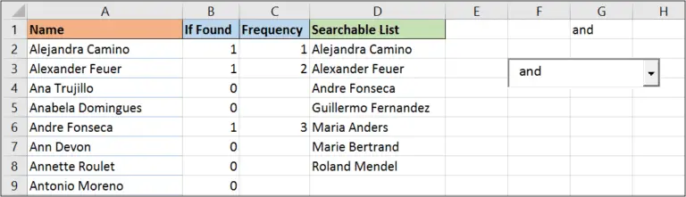Searchable Drop Down List In Excel Computergaga