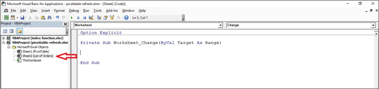 Automatically Refresh Pivottables Excel Vba Computergaga