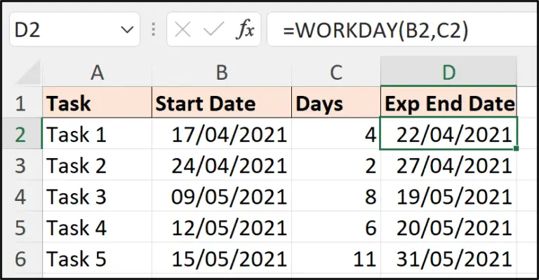 5 Awesome Date Functions in Excel | Computergaga