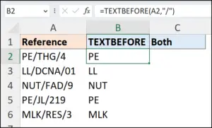 TEXTBEFORE and TEXTAFTER Functions | Computergaga