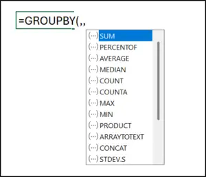 Mastering the Excel GROUPBY Function: Group and Aggregate